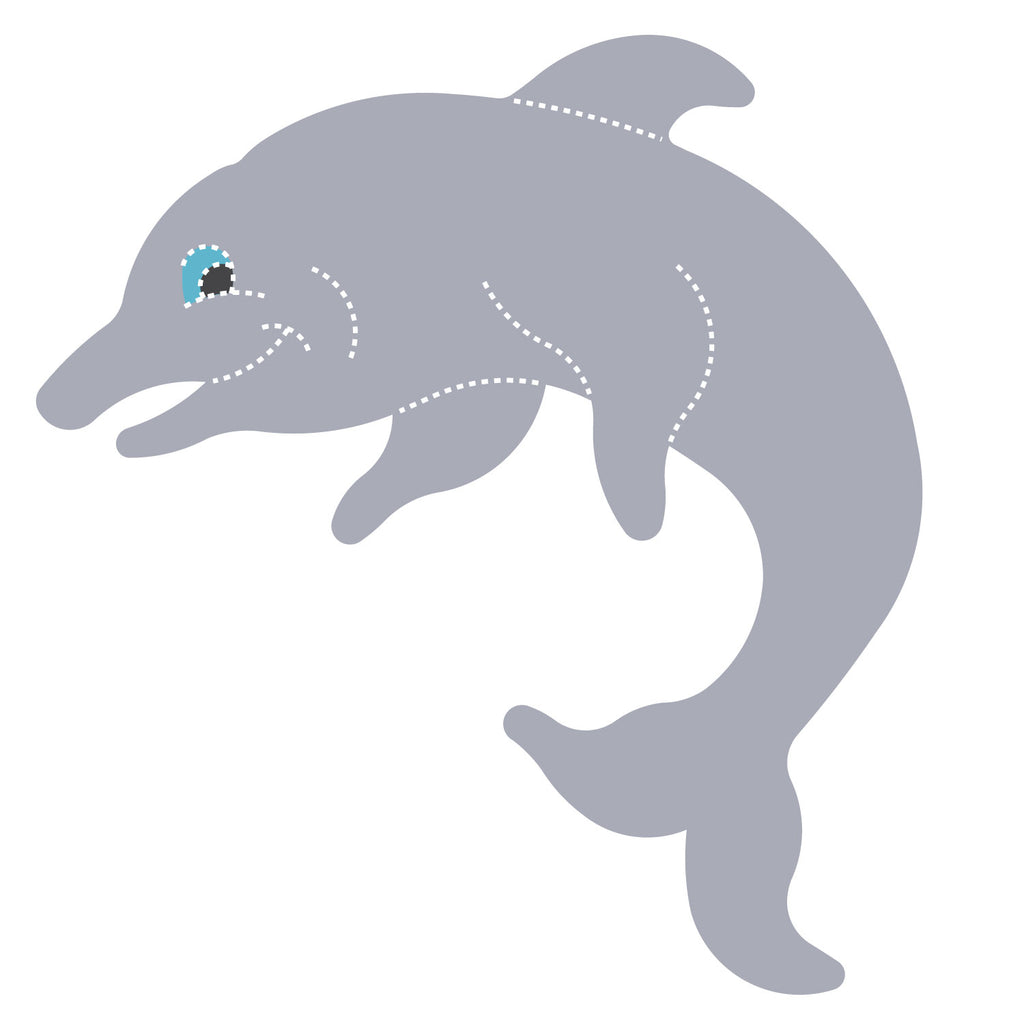 Dolphin Mascot – AccuCut