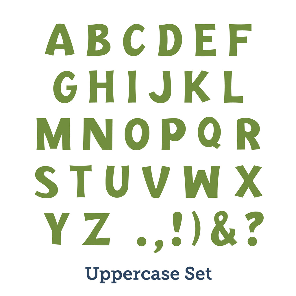 Happy Day Alphabet - 4" – AccuCut