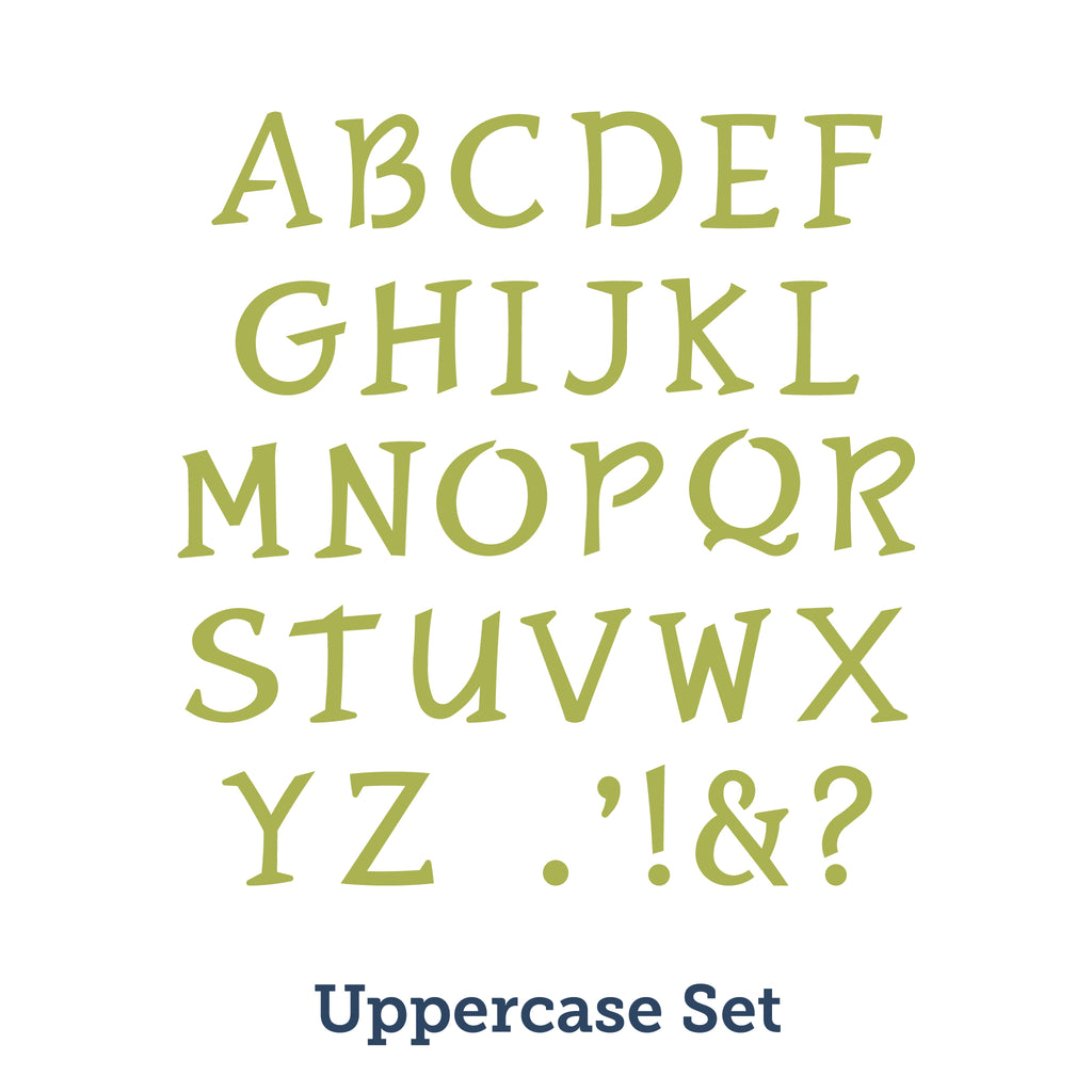 Lynn's House Convertibles Alphabet - 1" – AccuCut